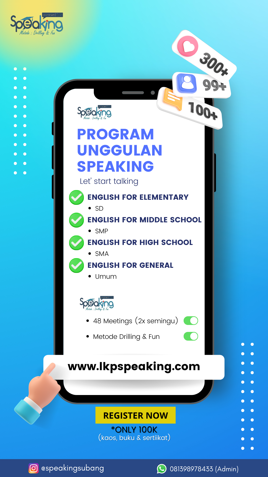 Our Programme - Speaking